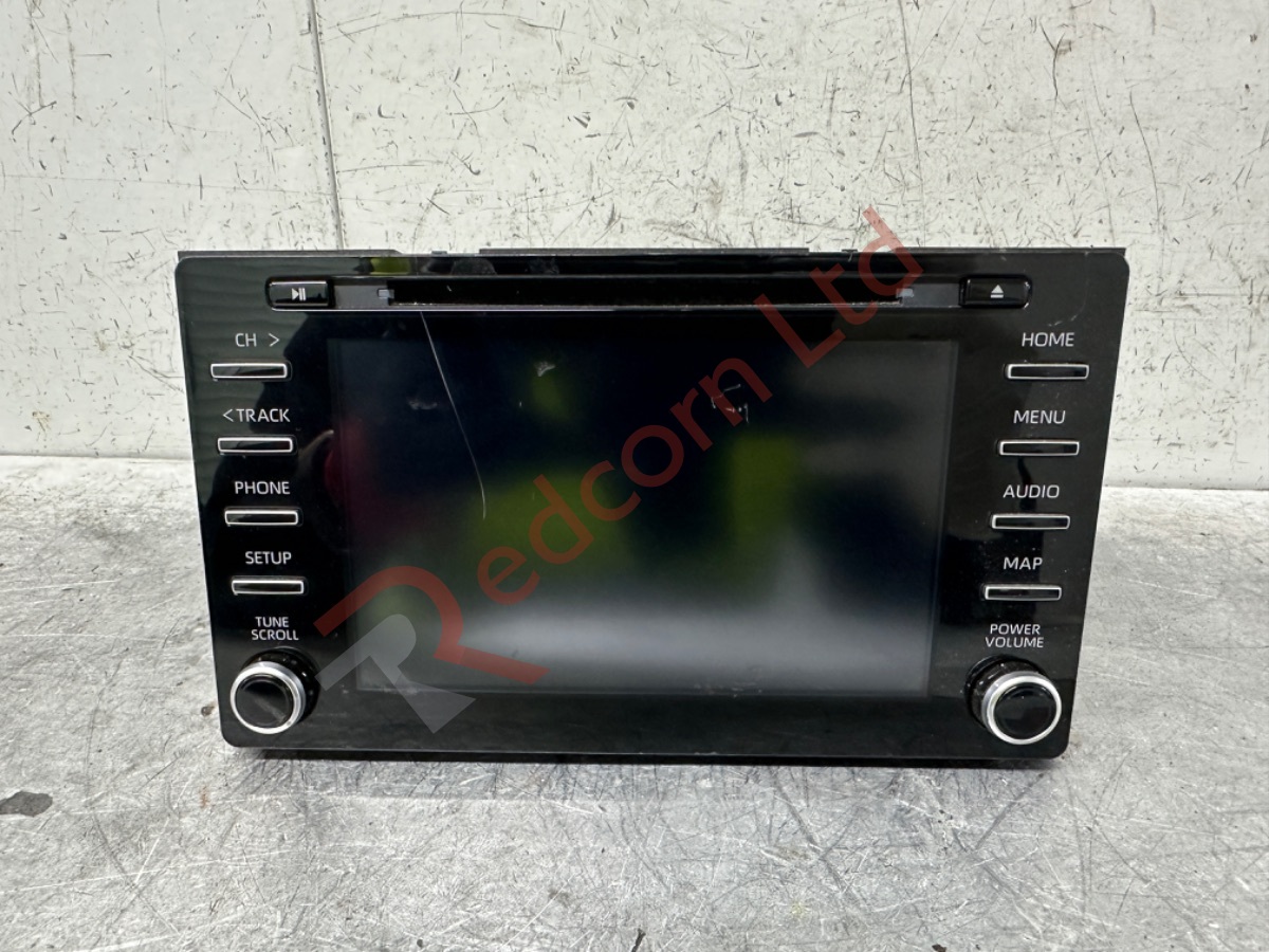TOYOTA PRIUS 2018-2022 Stereo Head Unit Sat Nav LIGHT SCRATCHES ...